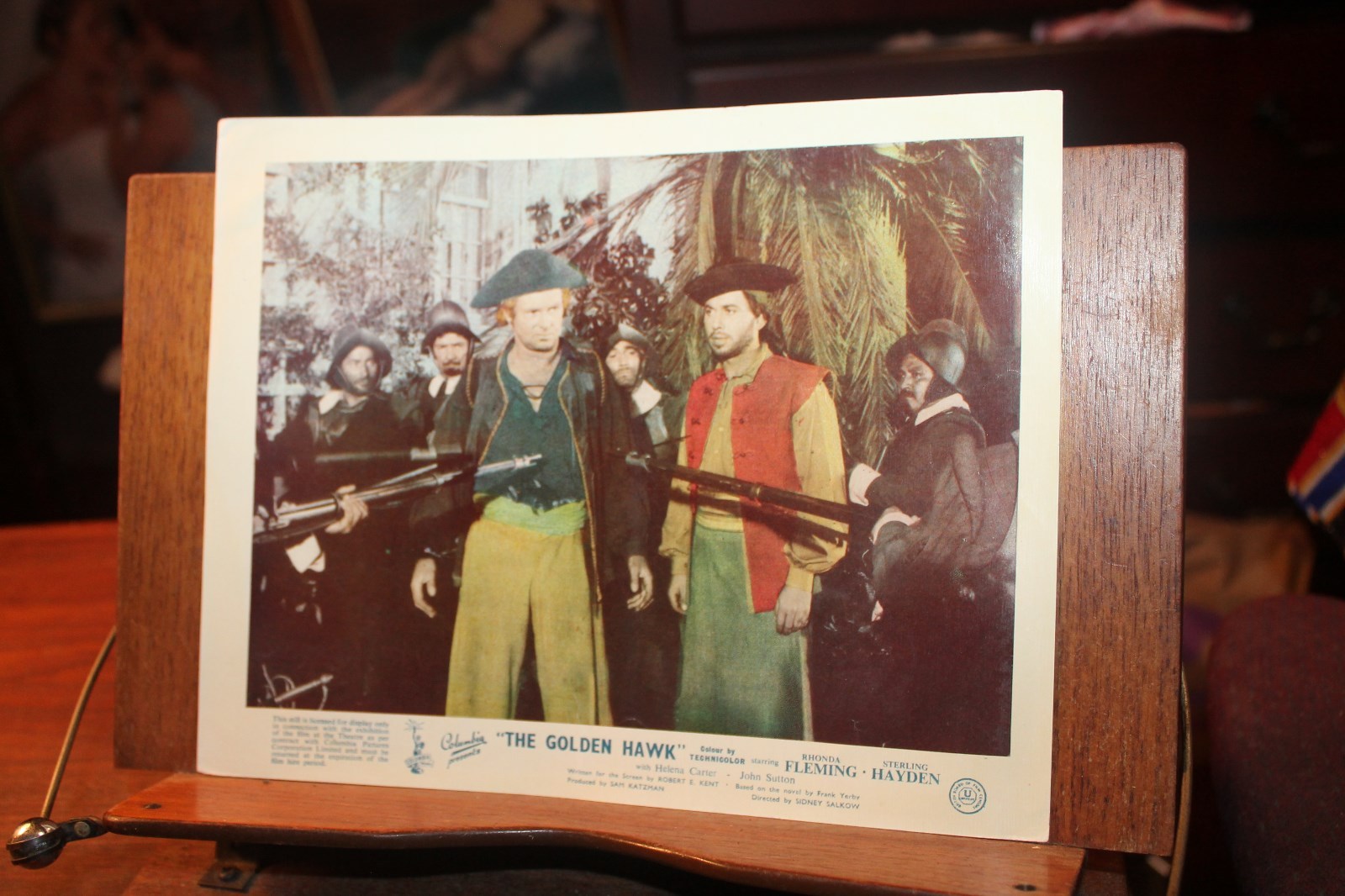 "The Golden Hawk" (1952) Lobby Card 8x10 Photo Still Rhonda Fleming ...