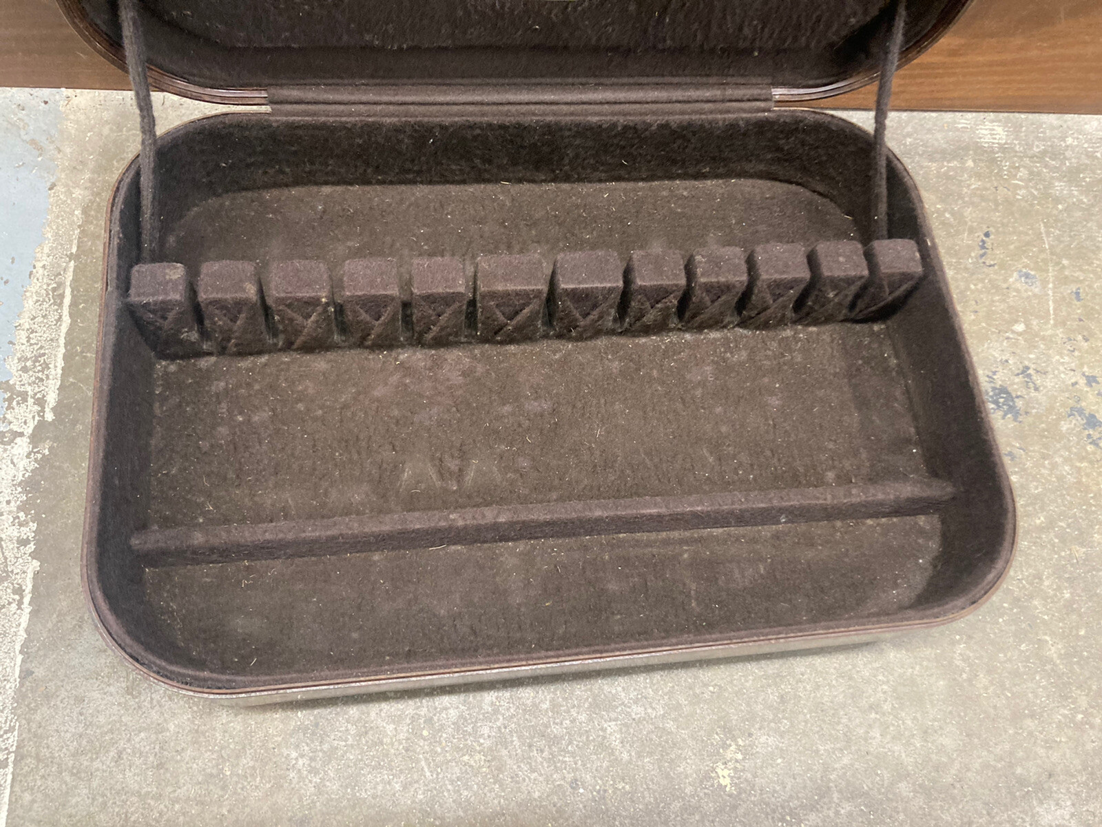 Bakelite Silverware Flatware Chest Marshall White Chicago MCM Box Brown ...