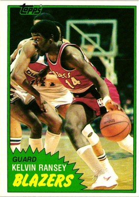 KELVIN RANSEY 1980-81 Topps Basketball #88 FREE SHIP 50% OFF SALE ...
