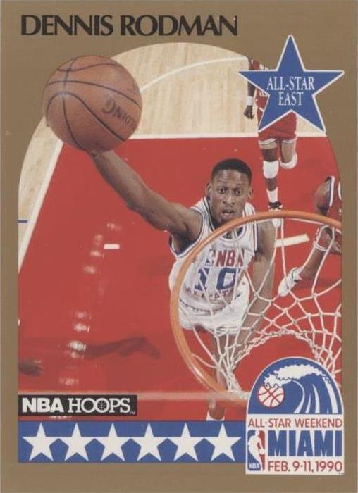 1990-91 NBA Hoops - Dennis Rodman #10 for sale | eBay