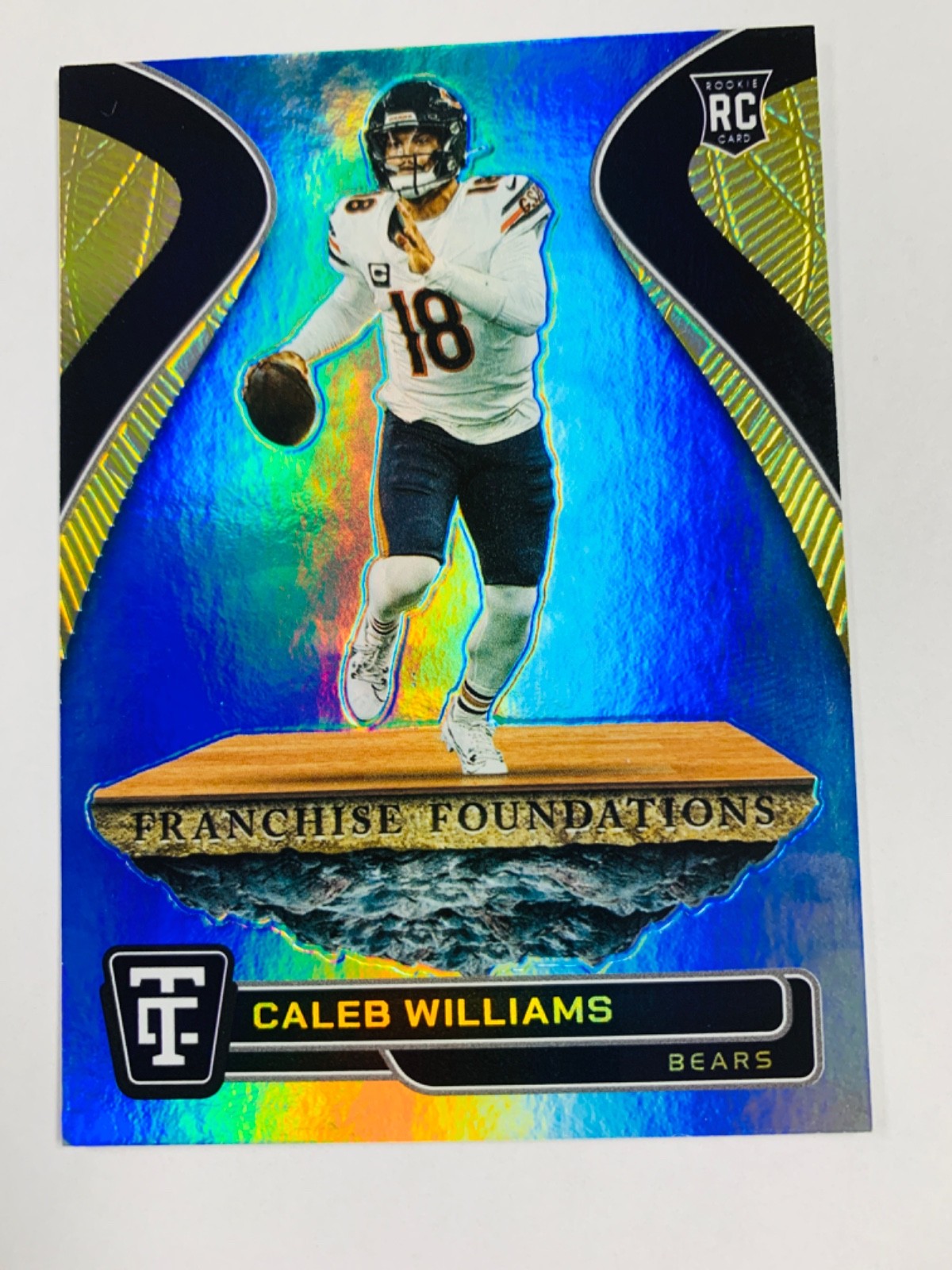 Caleb Williams 2024 Totally Certified #1 Certified Baller - Mirror Blue ...