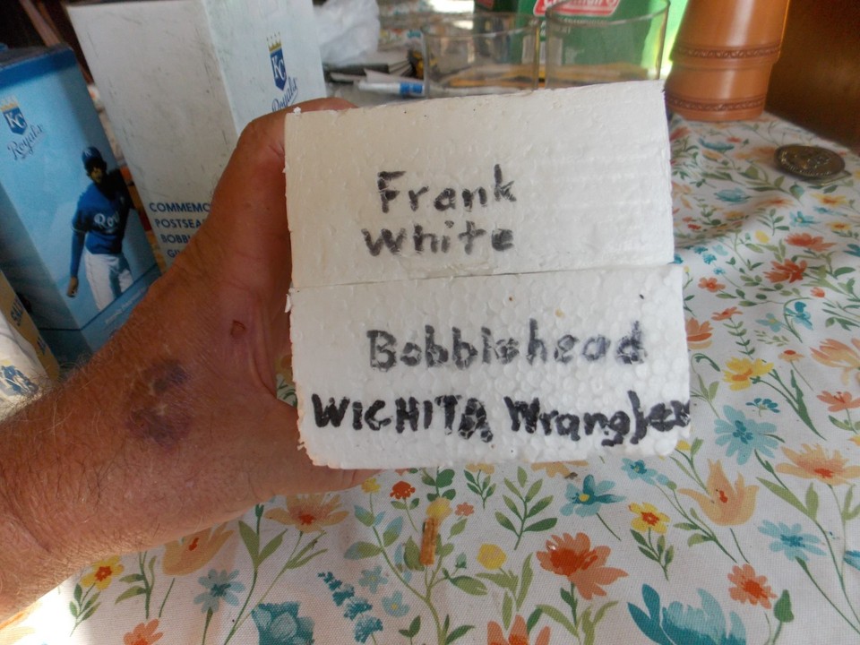 Frank White #20 Wichita Wranglers Planet Sub Bobblehead. Kansas City ...
