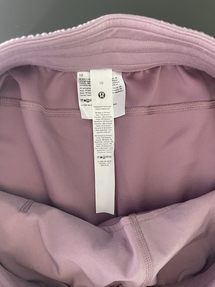lululemon soft stream shorts size 10 rose blush | eBay