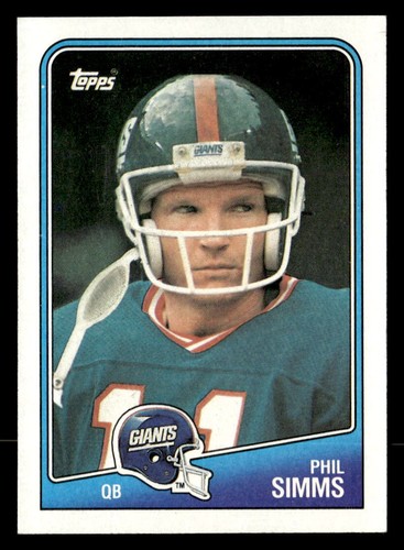 Phil Simms 1988 Topps Card #272 New York Giants | eBay