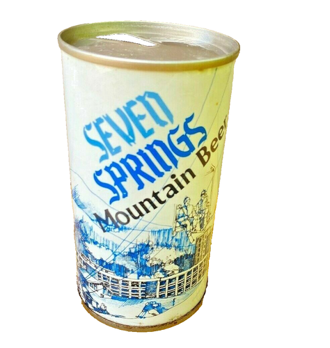Seven Springs Mountain Beer Pull Top Beer Can Pittsburgh Brewing Co ...