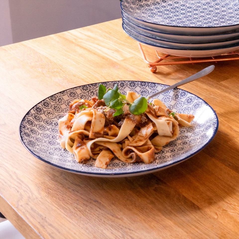 Patterned Dinner Plate Wedding Porcelain Kitchen Plates 3 Designs ...