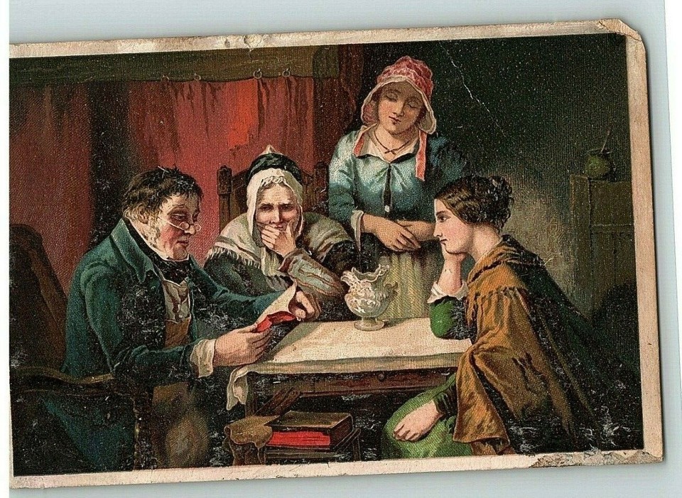 Trade Victorian Card Dr Jayne's Expectorant Words Of Comfort Quack ...