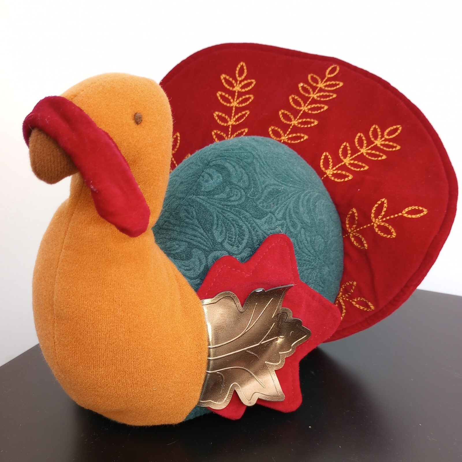 Turkey Plush Decorative Fall Hallmark Thanksgiving 10" Soft Autumn ...
