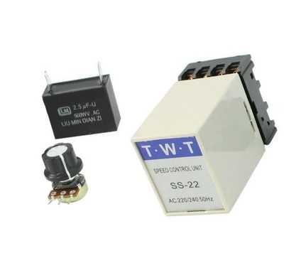1PCS SS-22 20K Ohm Potentiometer 220V/240V Electric AC Motor Speed ...