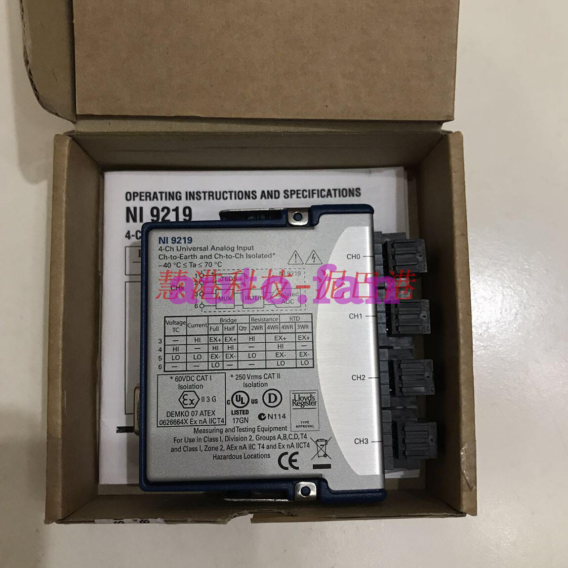 For NI 9219 NI-9219 NI9219 analog input module 779781-01 | eBay