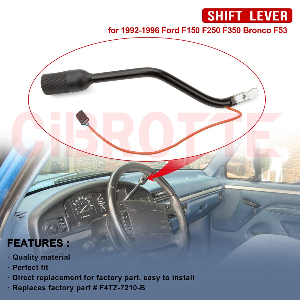 Fit for 1992-96 Ford F-150 F-250 F-350 Auto Trans Shift Lever ...