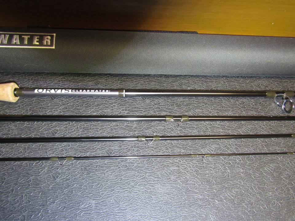 Orvis Clearwater Fly Rod 4 ps. 10 ft. 7 wt. with Cordura Rod Case Ex ...