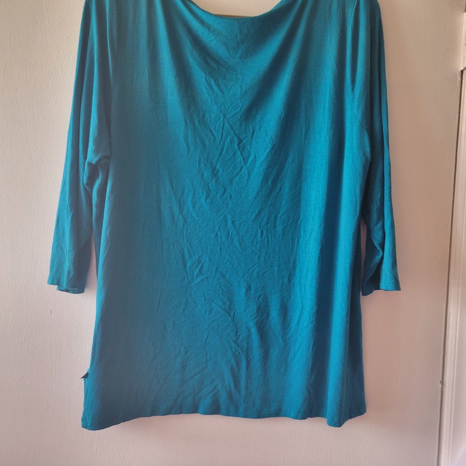 Plus Size Michael Kors Aqua Pull Over Womens Rayon Top Size 2X | eBay