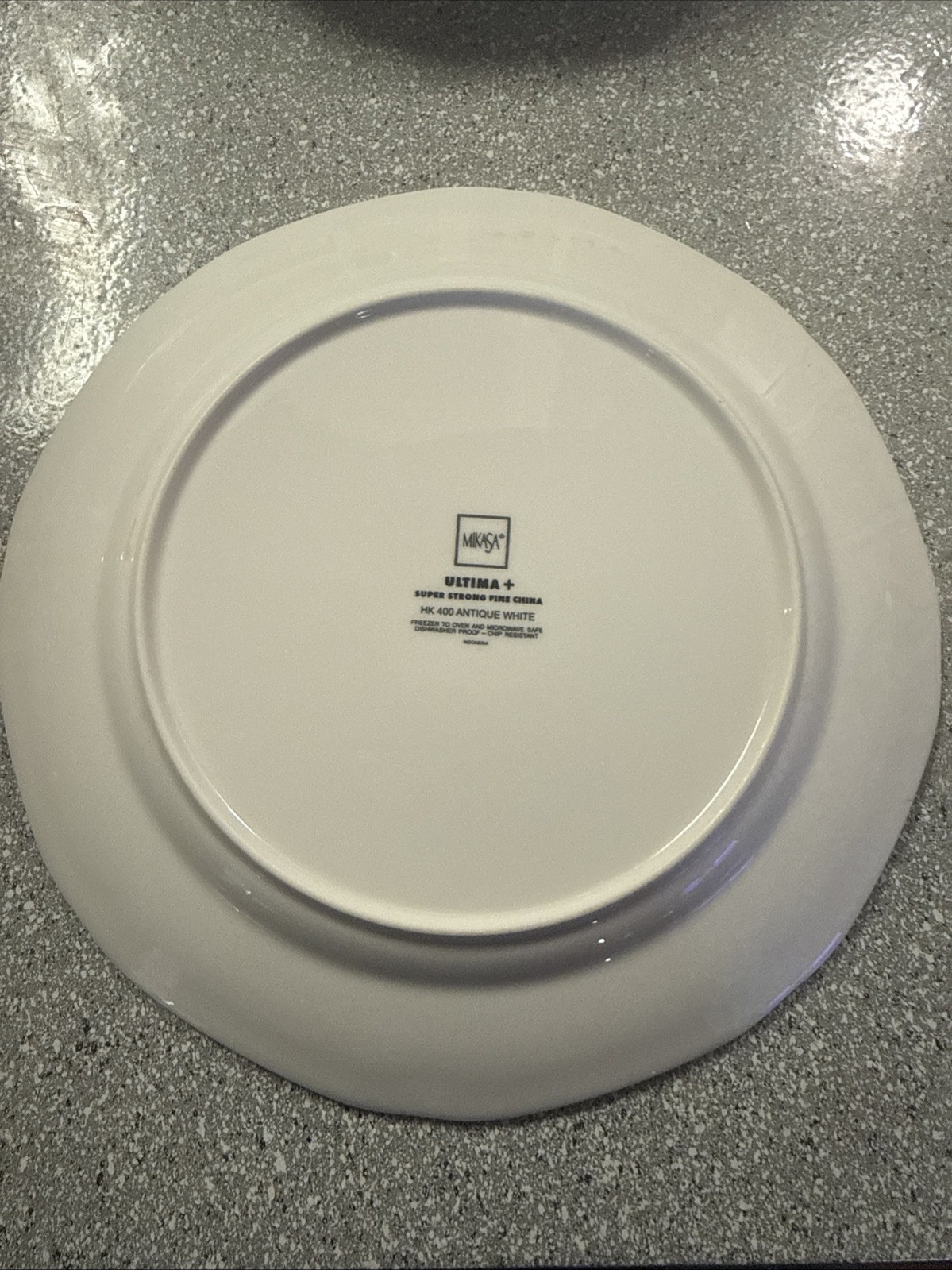 3 MIKASA Ultima + Antique White Octagon Rimmed Dinner Plate Hk 400 ...