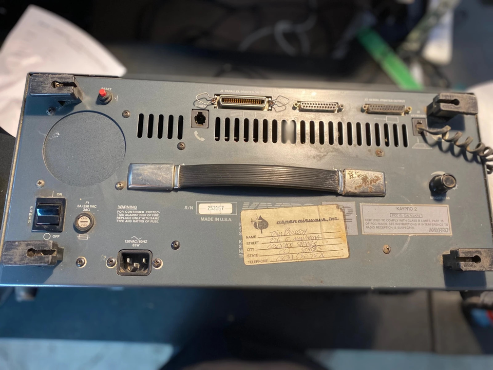 Vintage KayPro 2 Personal Computer - Untested, For Repair or Parts | eBay