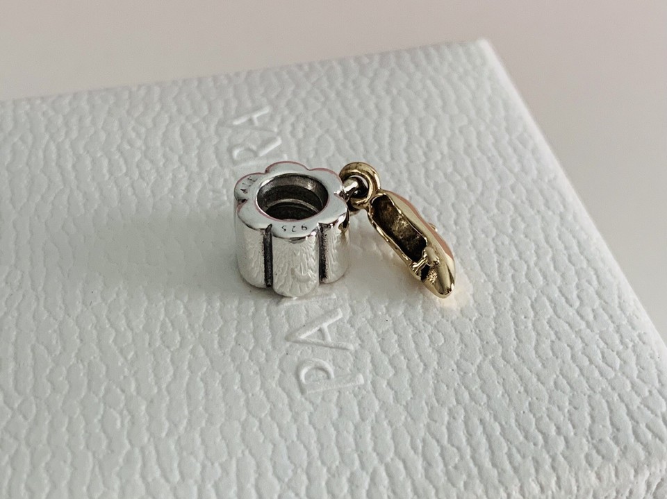 Pandora Sterling Silver&14k Gold Dangle Stiletto High Heel Bead 790349 ...