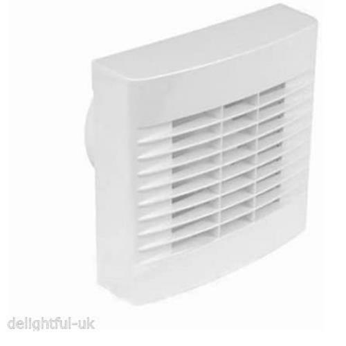 Bathroom Extractor Fan 4" 100mm 6" 150mm Toilet Kitchen Timer Pull Cord ...