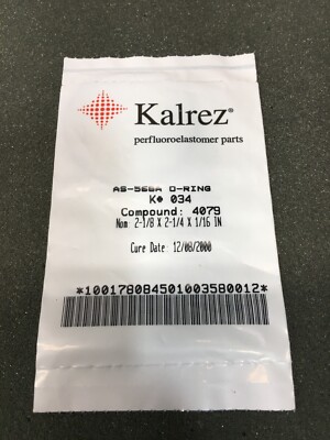 KALREZ AS-568A O-RING K# 034, COMPOUND:4079, 2-034, 122715 | eBay