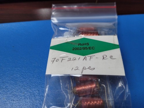 (2 PCS) 70F221AF-RC JW MILLER RF Fixed Inductors 220 000uH 5%, ROHS | eBay