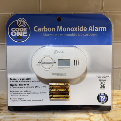 Kidde Nighthawk Carbon Monoxide Alarm with Digital Display, Model KN ...