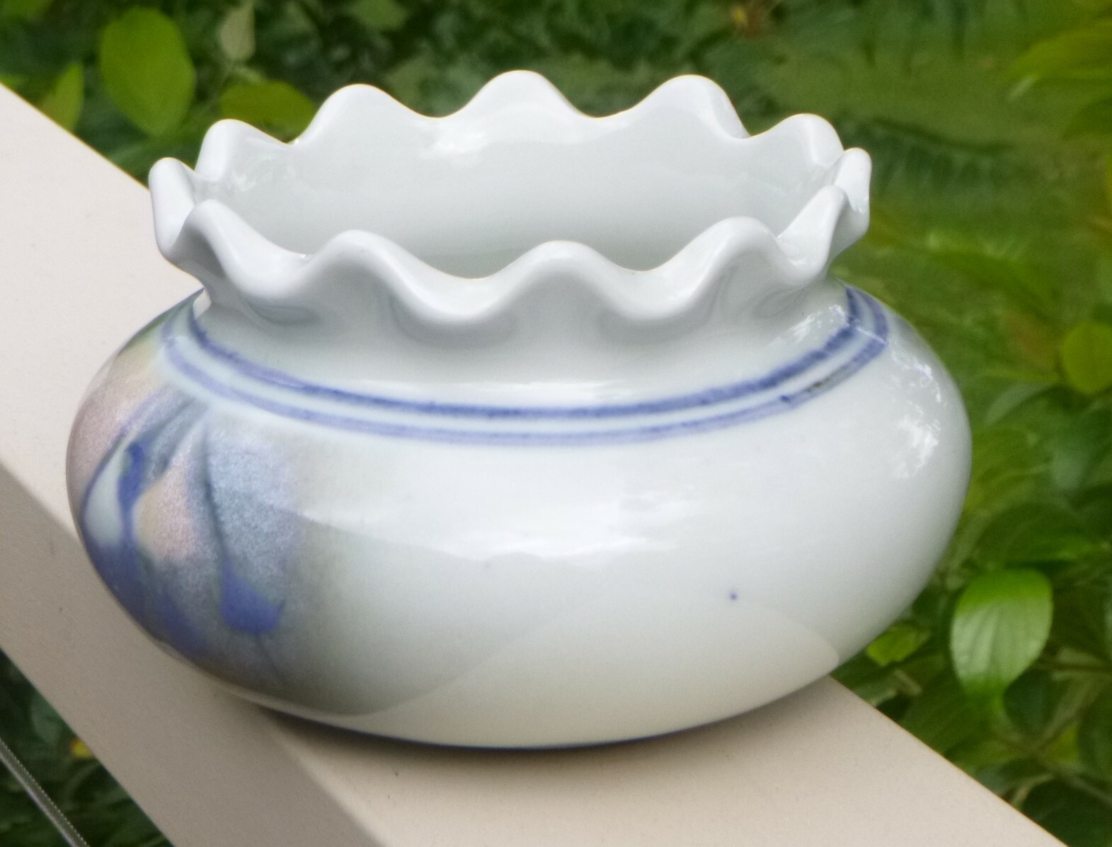 Vintage Australian Pottery Fluted Open Top Potpourri Bowl *Bessemer by ...