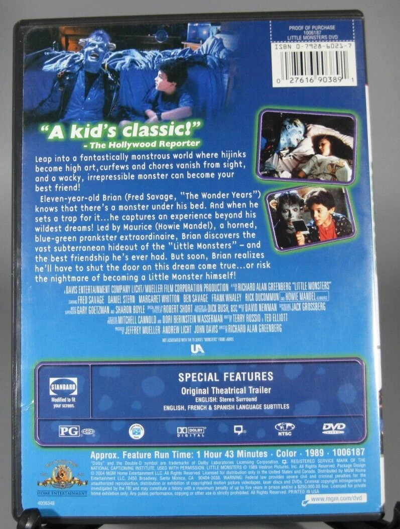 Little Monsters Dvd Cover