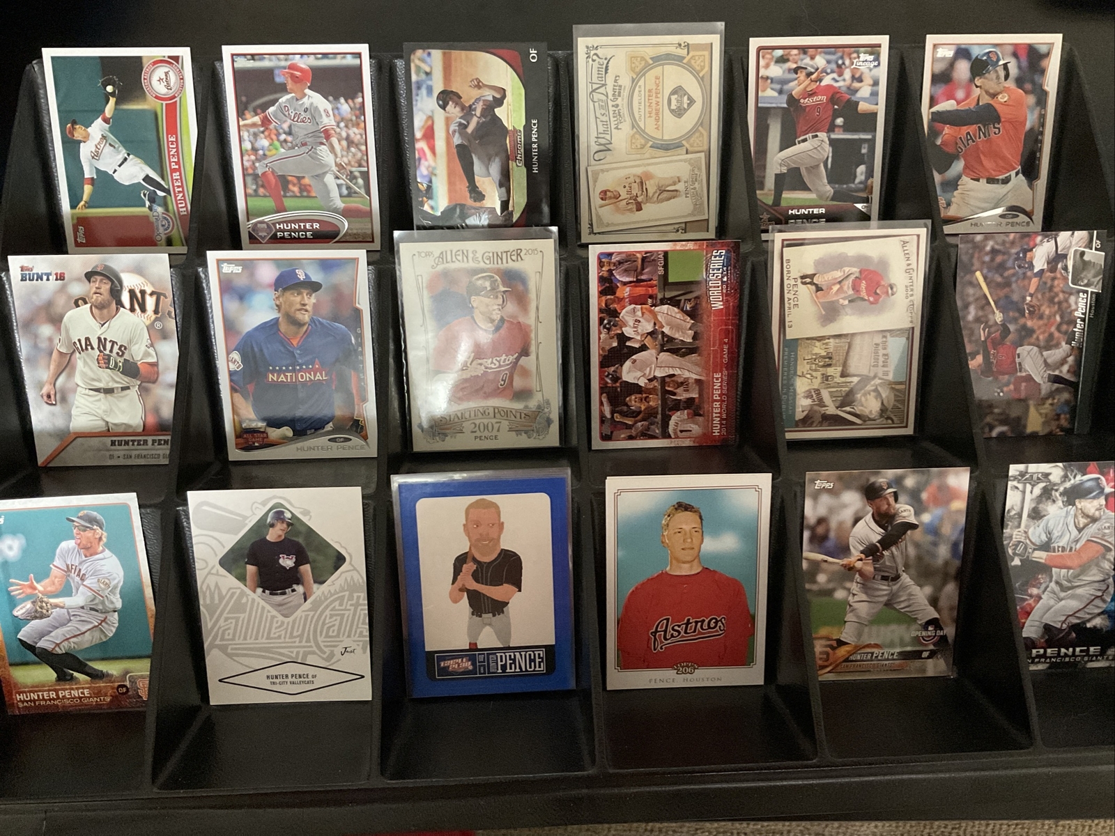 Hunter Pence 18 Card Lot Giants Astros All Different | eBay