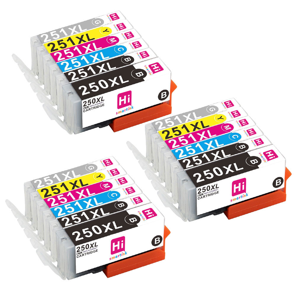 24 Pack Inkjet Ink Cartridges for Canon PIXMA MG5420 MG5520 MG7520 ...