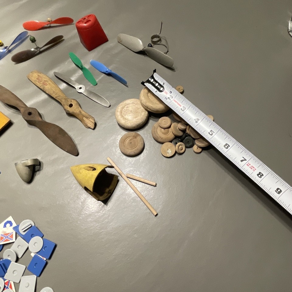 Vintage RC Model Airplane Parts & Accessories gas props propeller ...