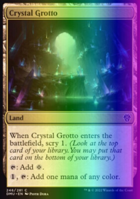 MTG Magic the Gathering Crystal Grotto (246/552) Dominaria United LP ...