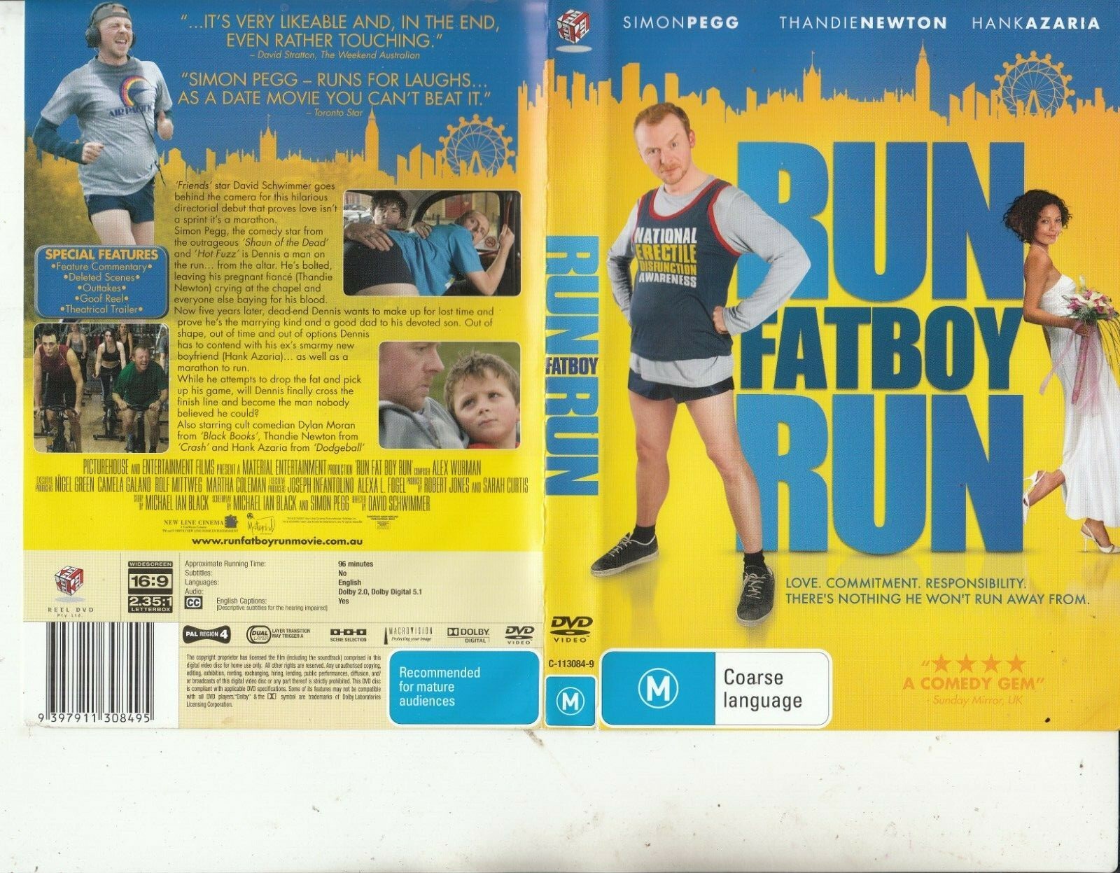 Run Fatboy Run-2007-Simon Pegg-Movie-DVD | eBay