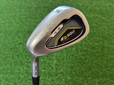 F2 GOLF Face Forward F2-SS 56* SAND WEDGE Left Handed Steel Wedge Flex ...