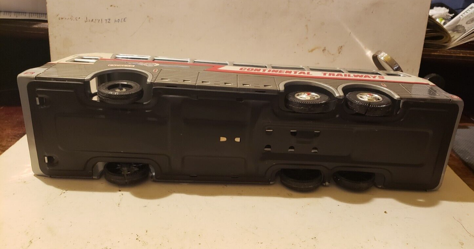 Charmy Toy Continental Trailways Silver Eagle Express Bus Friction Tin ...