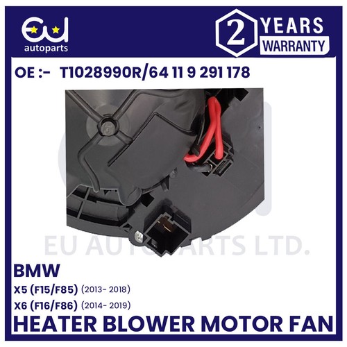 HEATER BLOWER MOTOR FAN FOR BMW X5 X6 F15 F16 F85 F86 13-19 64119291177 ...