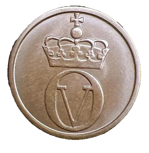 1963 NORWAY 🤩 1 Ore 🤩 Beautiful Collectible Uncirculated Norwegian ...