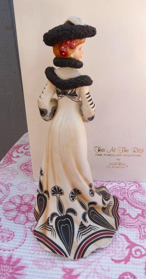 Lenox ~ Tea At The Ritz ~ Porcelain Figurine Figure Victorian Lady 9 ...