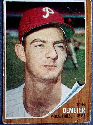 Don Demeter #146 Topps 1962 Baseball Card (Philadelphia Phillies) G | eBay