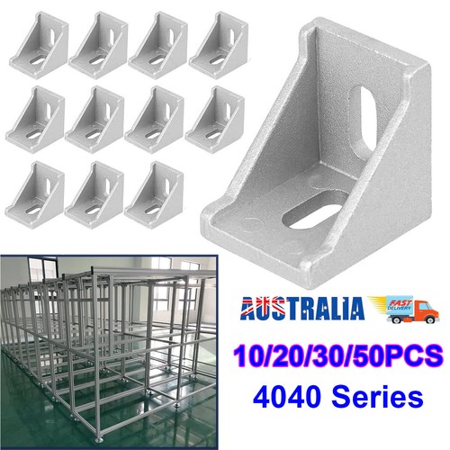L Shape Corner Angle Bracket Right Joint T-slot Brace For 4040 Aluminum ...