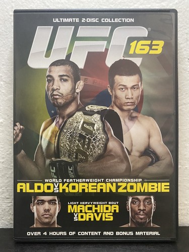 UFC 163: Aldo vs Korean Zombie DVD w/ Insert (2-Disc Set, MMA, 2013 ...
