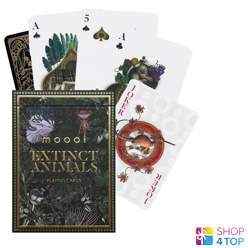 Moooi Extinct Animals Playing Cards Poker Size USPCC Made in USA Theory ...