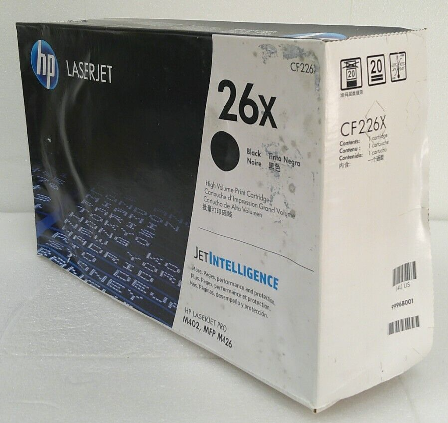 HP CF226XC 26X High Yield LaserJet Toner Cartridge - Black for sale ...