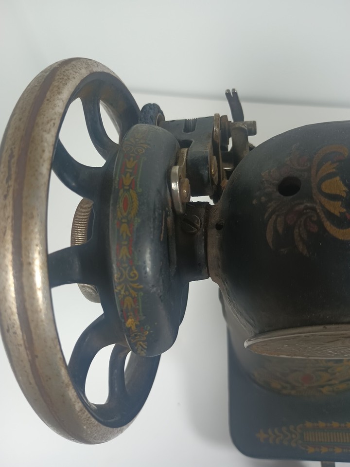 Antique Model 66 Singer Red Eye Treadle Sewing Machine Head Original ...