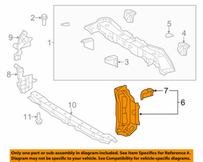 53203-52906 Toyota Support sub-assy, radiator, lh 5320352906, New ...
