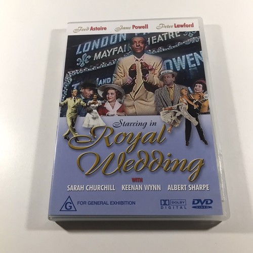 Royal Wedding DVD Movie Region 4 PAL Fred Astaire Jane Powell Peter ...
