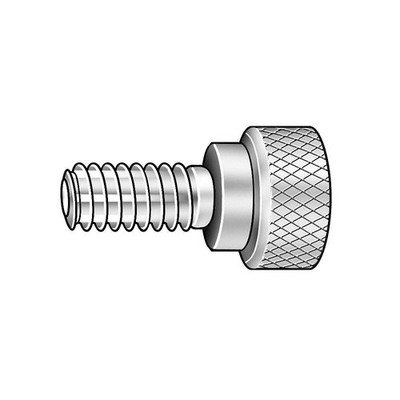GRAINGER APPROVED Z1079 Thumb Screw,3/8"-16,Fully T,BLK,2.25"L 5PY87 | eBay