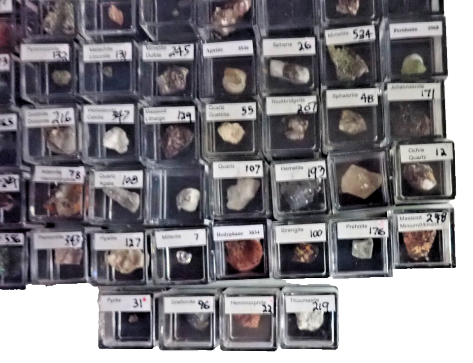 Micromount Mineral Specimens - Lot #A2 - Collection with Locations | eBay