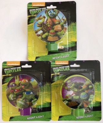 Night Light Plug-in Rotary Shade TMNT Ninja Turtles Girl Boy NEW | eBay