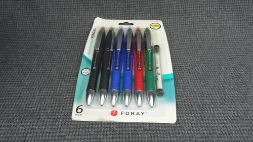 PP1 Foray Mechanical Sealed 6 pack of PENCILS plus 6 ERASER REFILLS 0 ...