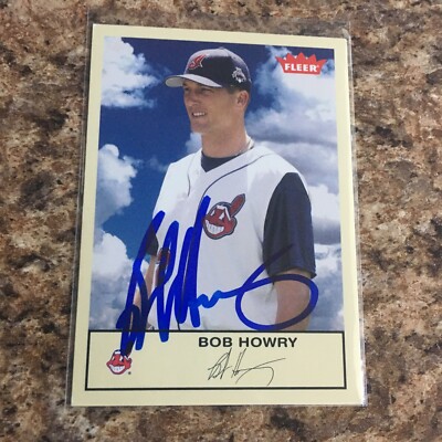Bob Howry Signed 2005 Fleer Auto Cleveland Indians | eBay