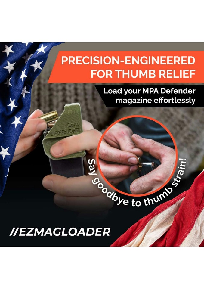 EZMAGLOADER Magazine Loader for Masterpiece Arms MPA 9mm Defender | eBay